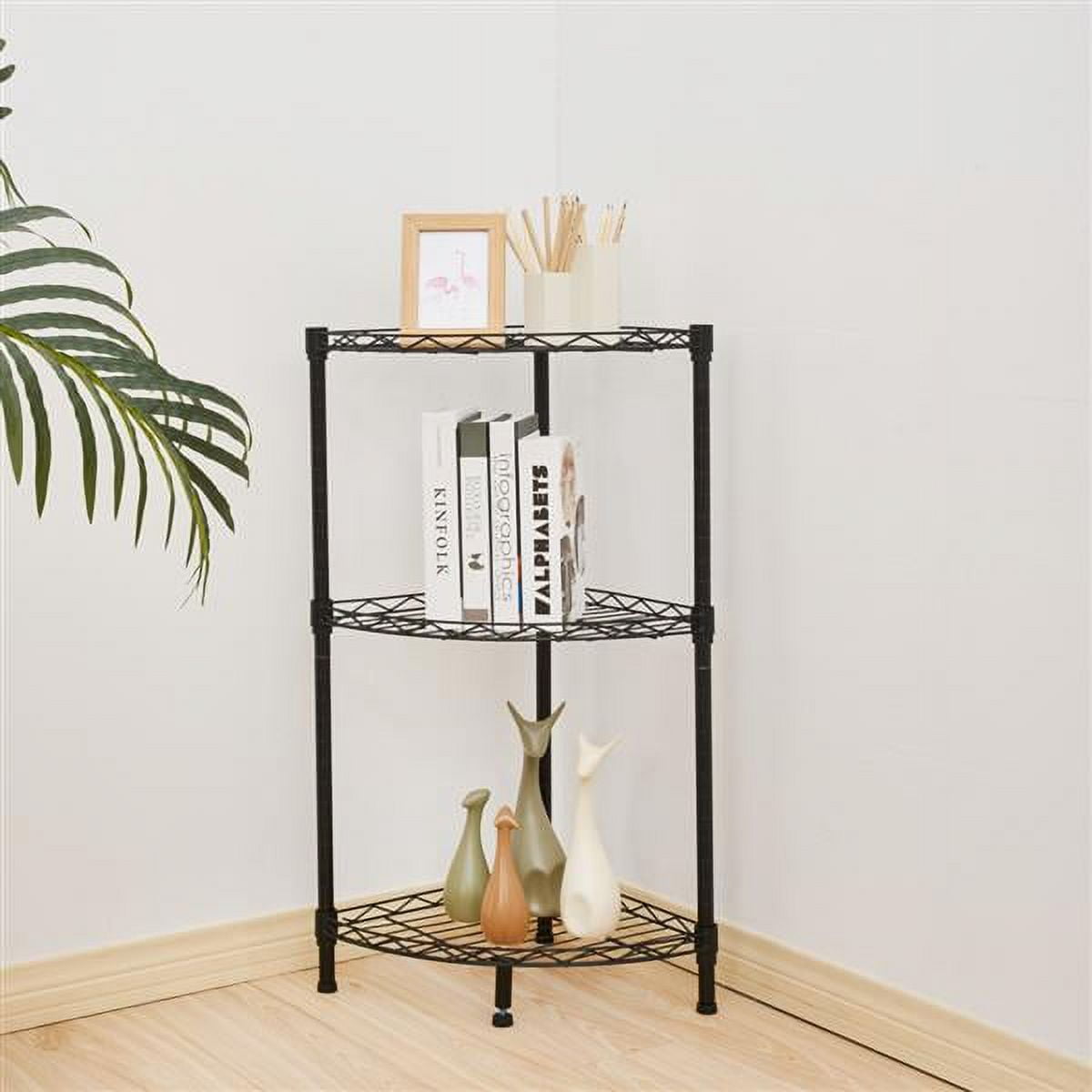 Fithood 3-Tier Corner Wire Shelving - Walmart.com
