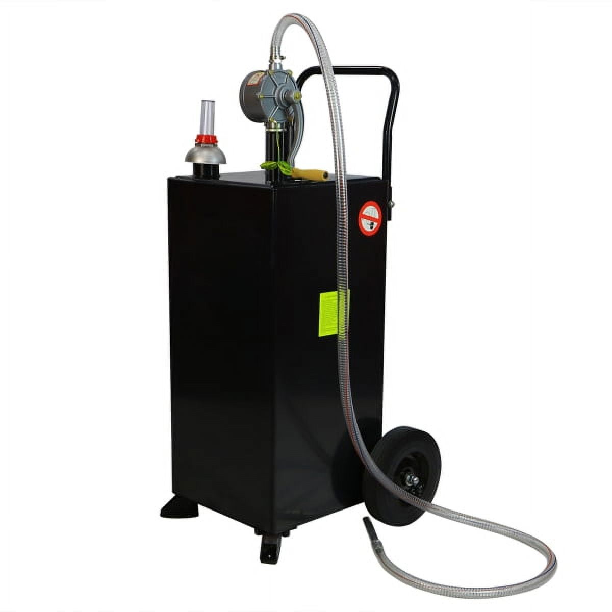 Fithood 30 Gallon Gas Caddy Tank Storage Drum Gasoline Diesel Fuel ...