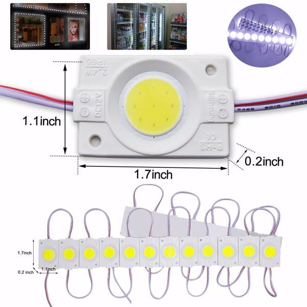 Fithood COB Module 1 LED Strip Light IP65 Club Bright Billboard Lamp DC ...