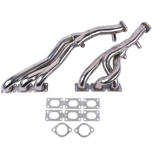 Fithood Stainless Exhaust Manifold Headers for BMWf E46 E39 Z4 2.5L 2 ...