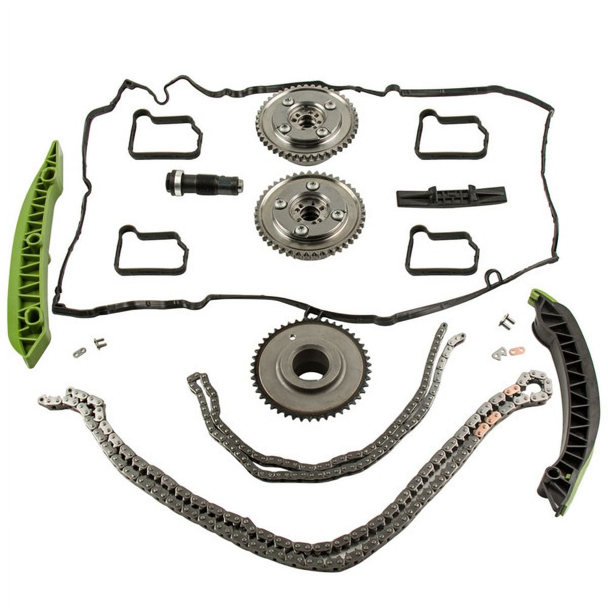 Fithood TIMING CHAIN KIT CAM GEARS FOR MERCEDES M271 C180 C200 C250 CGI ...