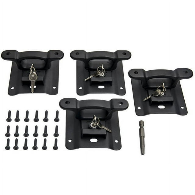 Fithood Truck Bed Cleats Tie Down Anchors & Interface Plates Locking ...