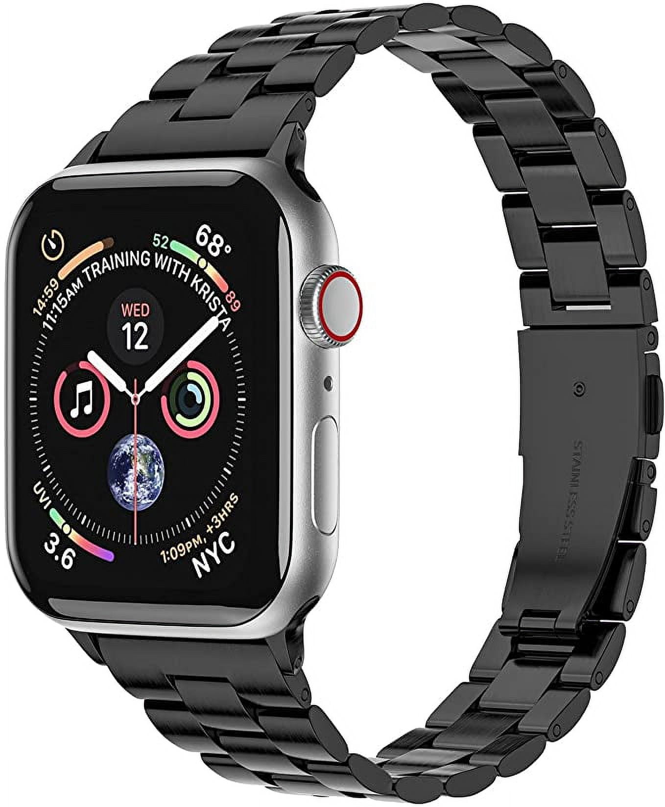 Fitlink Slim Stainless Steel Metal Band for Apple Watch 38/40/41/42/44 ...