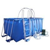 Fitmax iPool 3-D (iPool 3 and Heater Combination Set) 9x12' Portable Therapy Swimming Pool ...