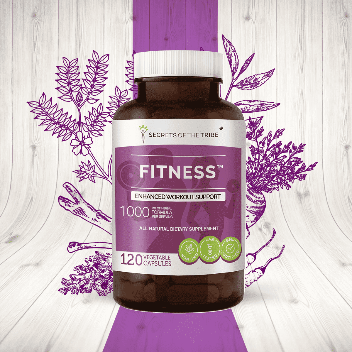 Secrets of the Tribe Fitness Capsules Dietary Supplement, Natural Herb ...