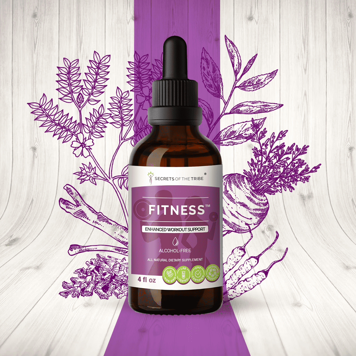 Fitness Alcohol-FREE Extract, Tincture, Glycerite Maca, Ashwagandha ...