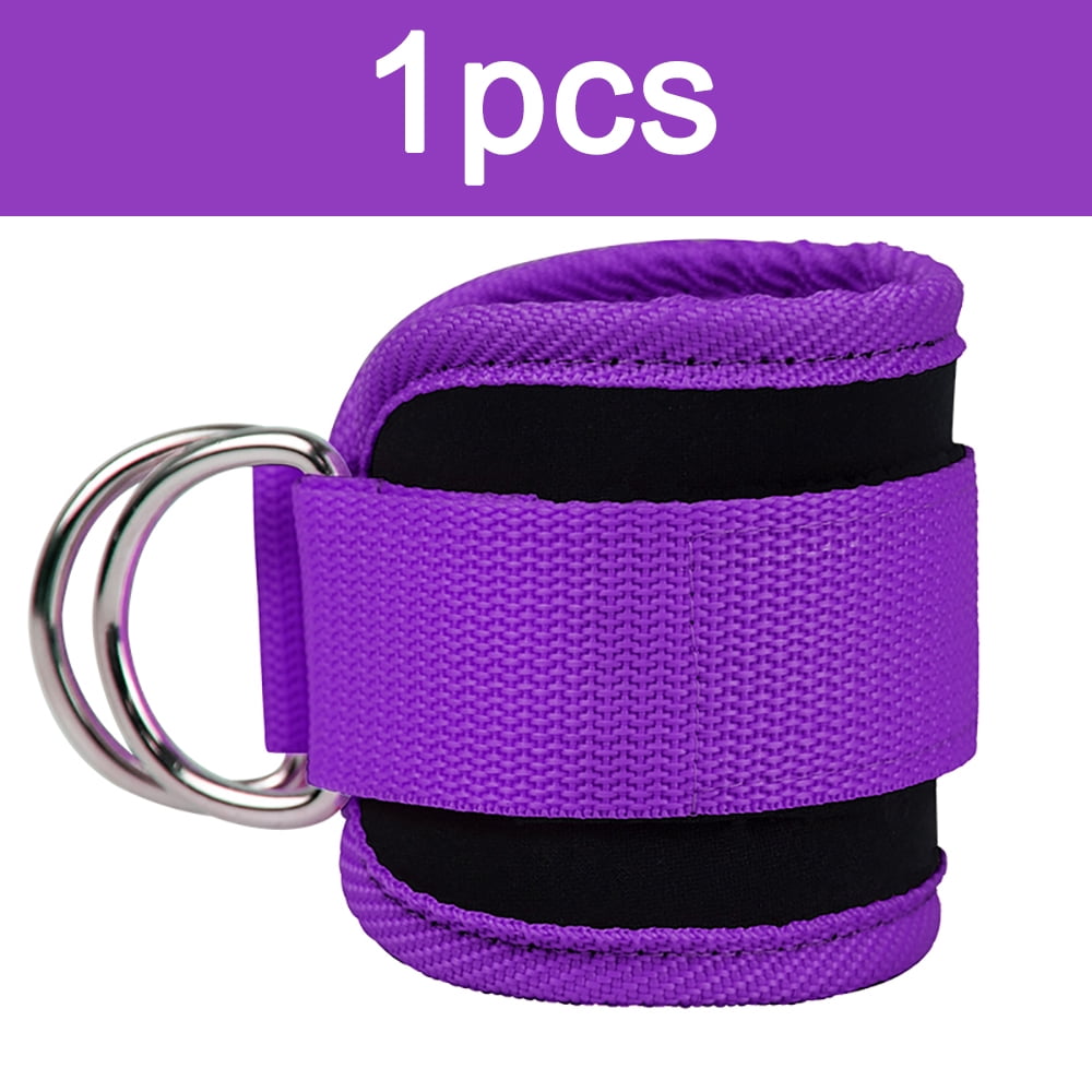 Fitness Ankle Straps Adjustable D-Ring Ankle Cuffs Gym Workouts Glutes ...