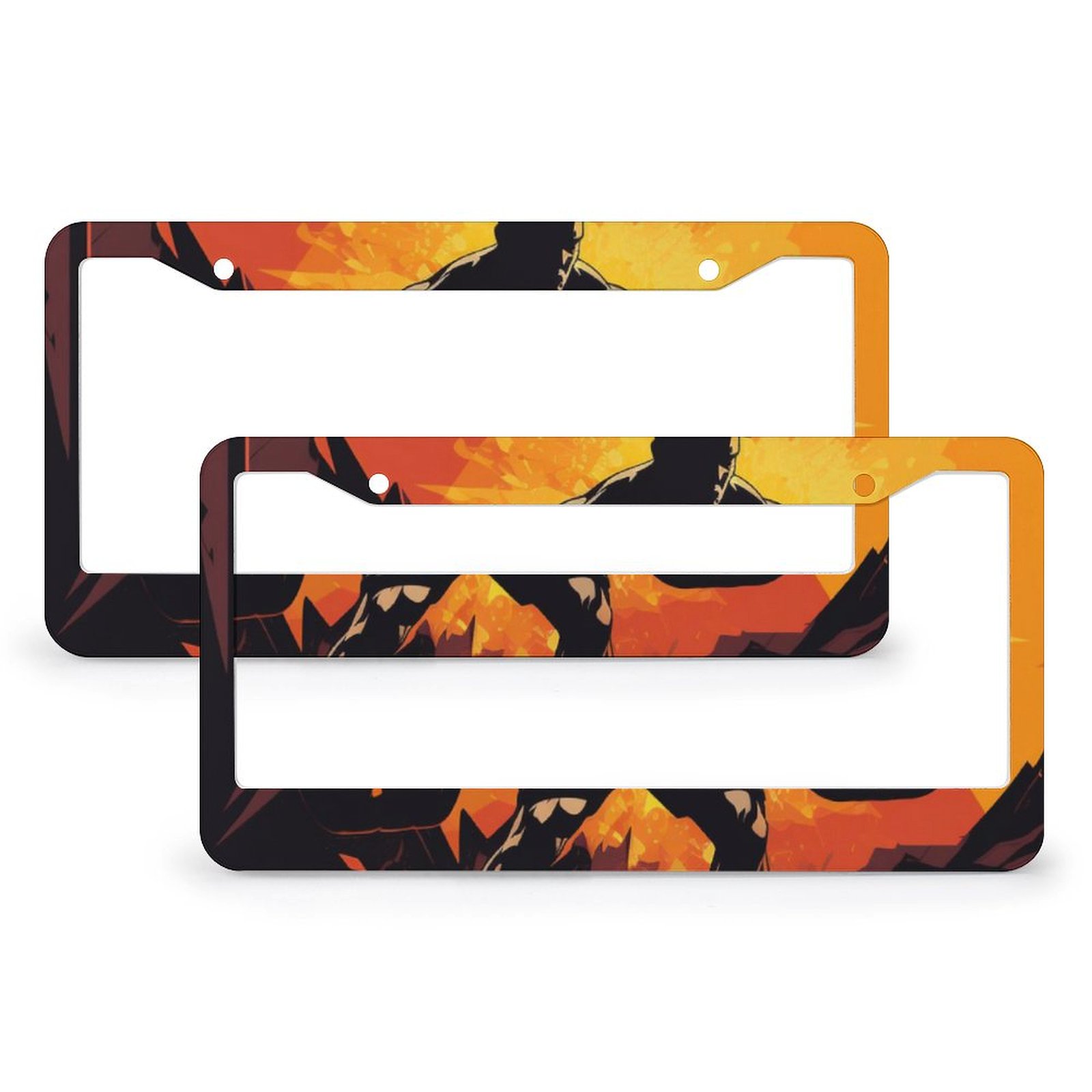 Fitness Bumper Plate License Plate Frames 2 Pack Sportsman Gifts ...