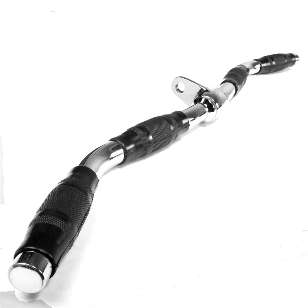 Fitness Cable Machine Attachment Multi-Grip Revolving Curl Bar XM-3707 ...