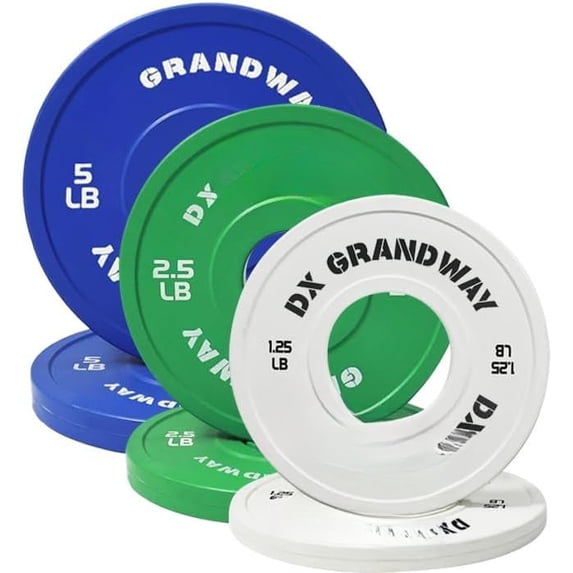 Fitness Change Weight Plates 1.25LB 2.5LB 5LB Pairs Support Plates ...