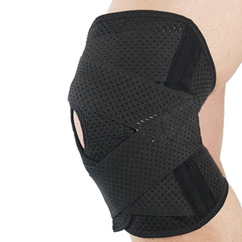 Fitness Compression Knee Brace Support Breathable Elastic Adjustable ...