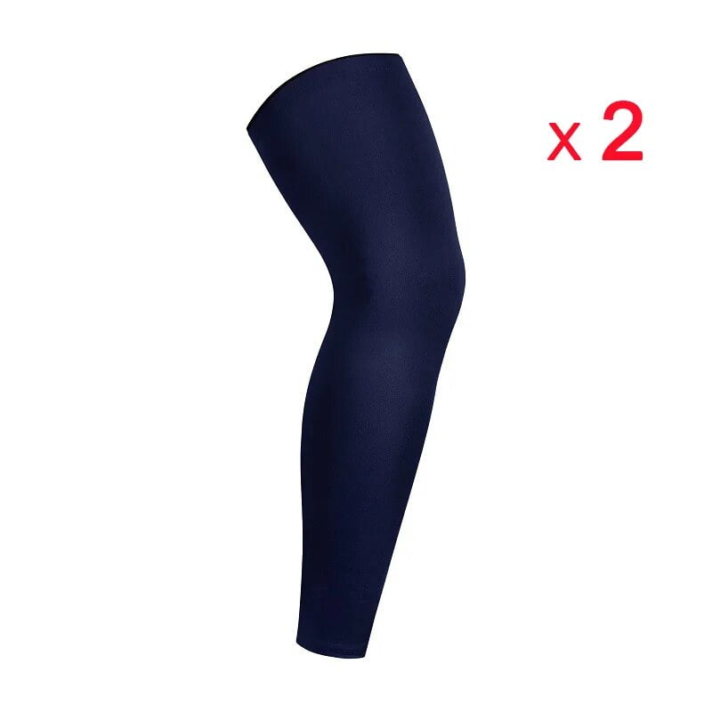 Fitness Compression Leg Sleeves Gym Sports Knee Calf Protectors Outdoor ...