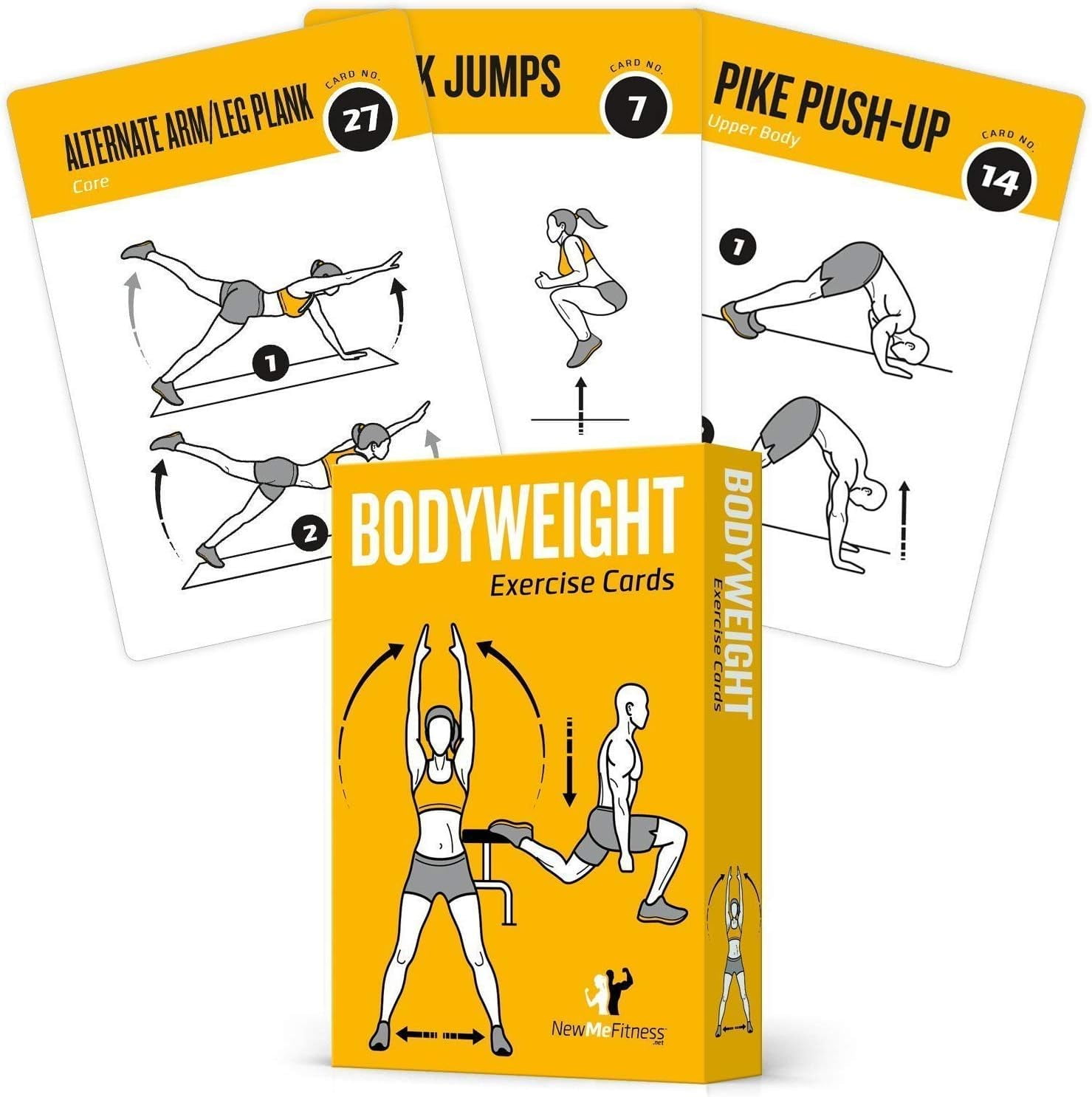 Fitness Dumbbell Workout Cards, Instructional Fitness Deck for Women ...