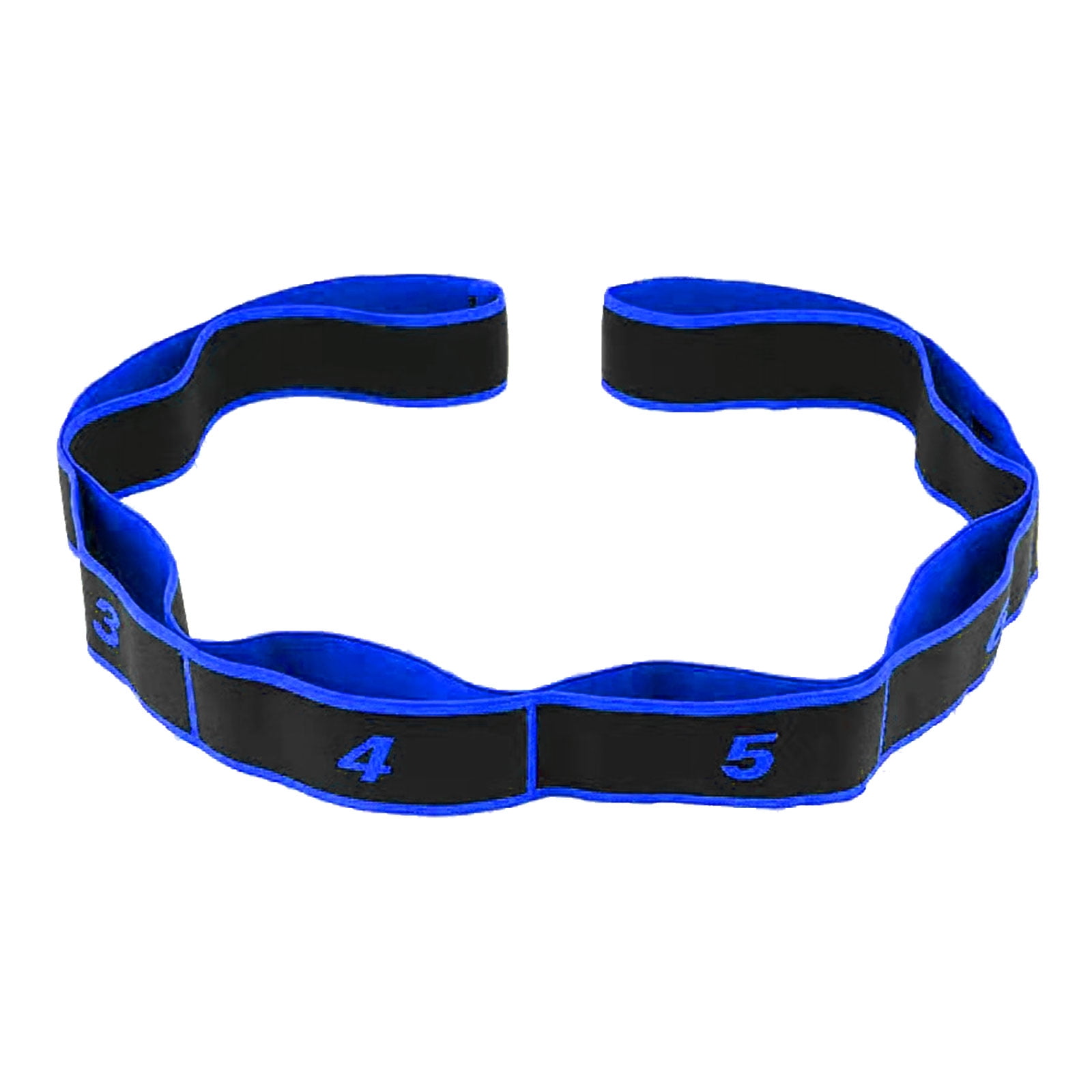 Fitness Elastic Stretch Strap with 8 Looped Resistance Stretching Strap ...