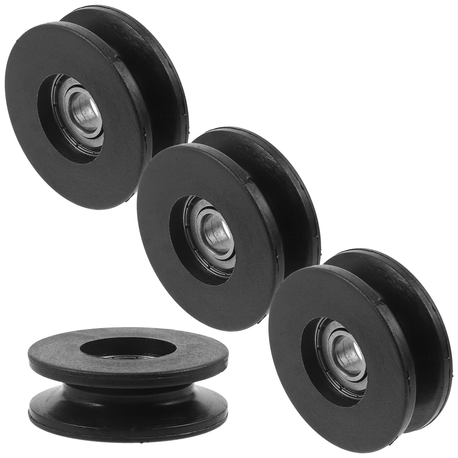 Fitness Equipment Pulley Supply Gym Wheel Accessory Nylon 4 Pcs ...