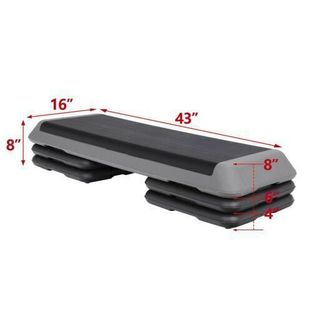 Fitness Exercise Training Aerobic Step Board With Riser - Walmart.com