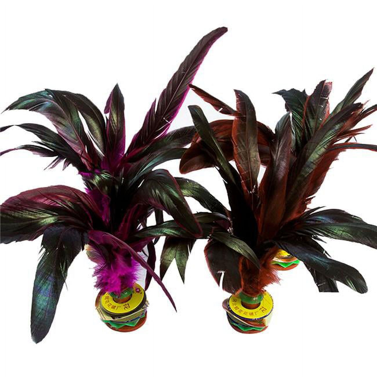 Fitness & Exercises Kick Shuttlecock Chinese Jianzi Sport - 5 Piece ...