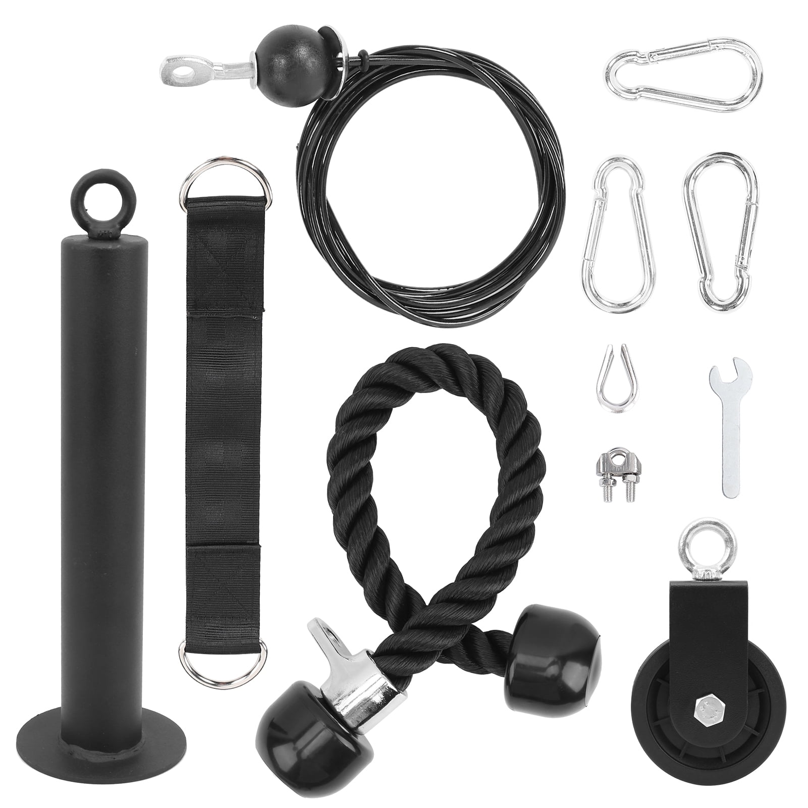Fitness Gym Pulley System DIY Loading Lifting Machine Triceps Power ...