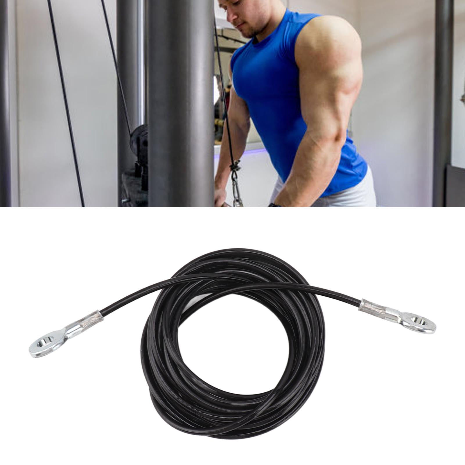 Fitness Gym Replacement Cable, Enhance Core Abilities Black Heavy Duty ...