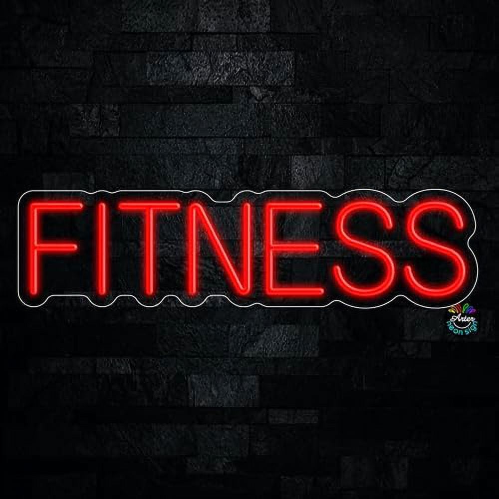 Fitness LED Neon Sign 27"L x 7"H #32280 - Walmart.com