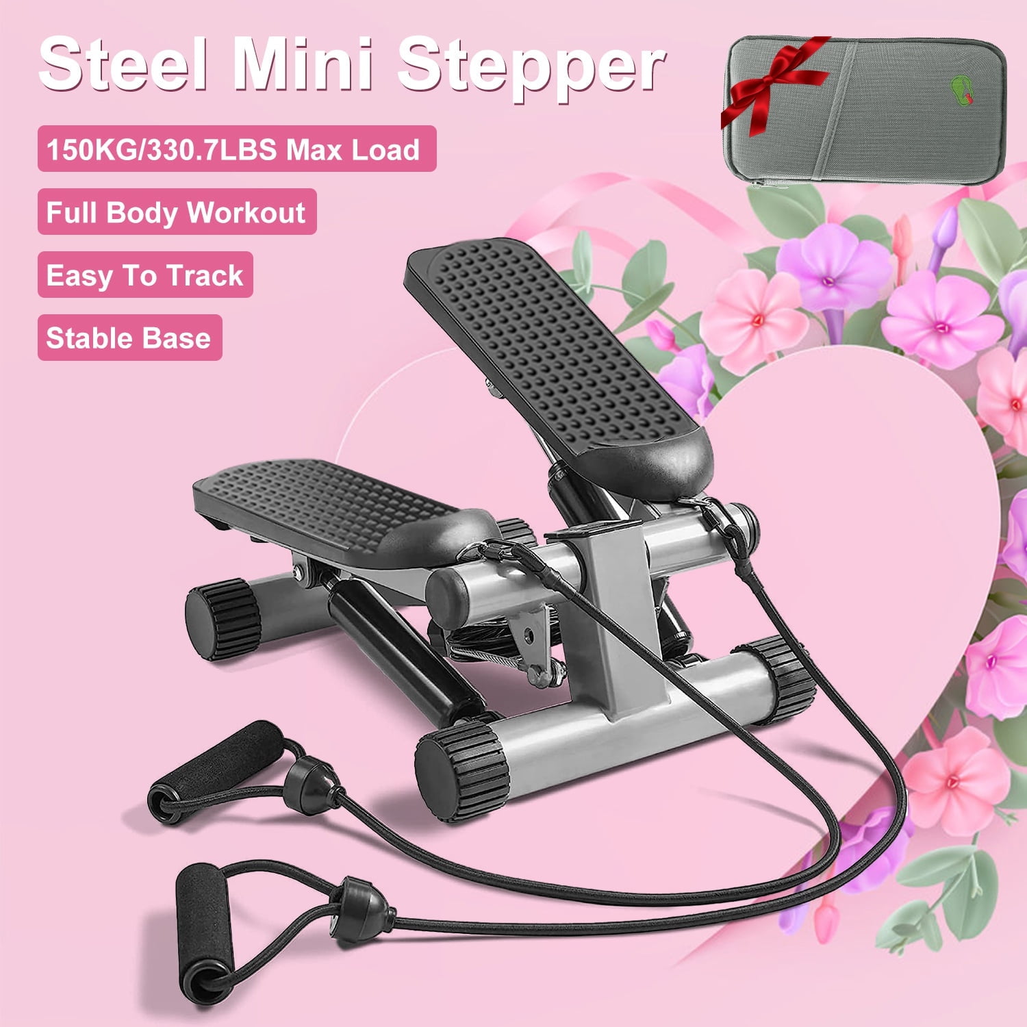 Zorpupoa Fitness Mini Stepper for Exercise at Home Stair Step Workout ...