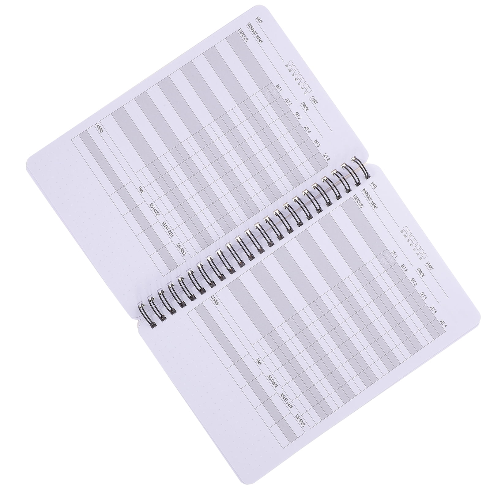 SEWOART Workout Planner Paper Notebook For Fitness Enthusiasts Home ...