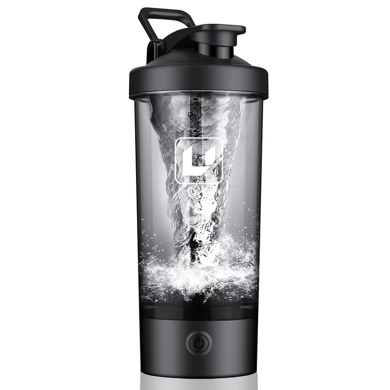 Fitness Post-Workout 22oz Electric Protein Shaker Bottle, BPA Free ...