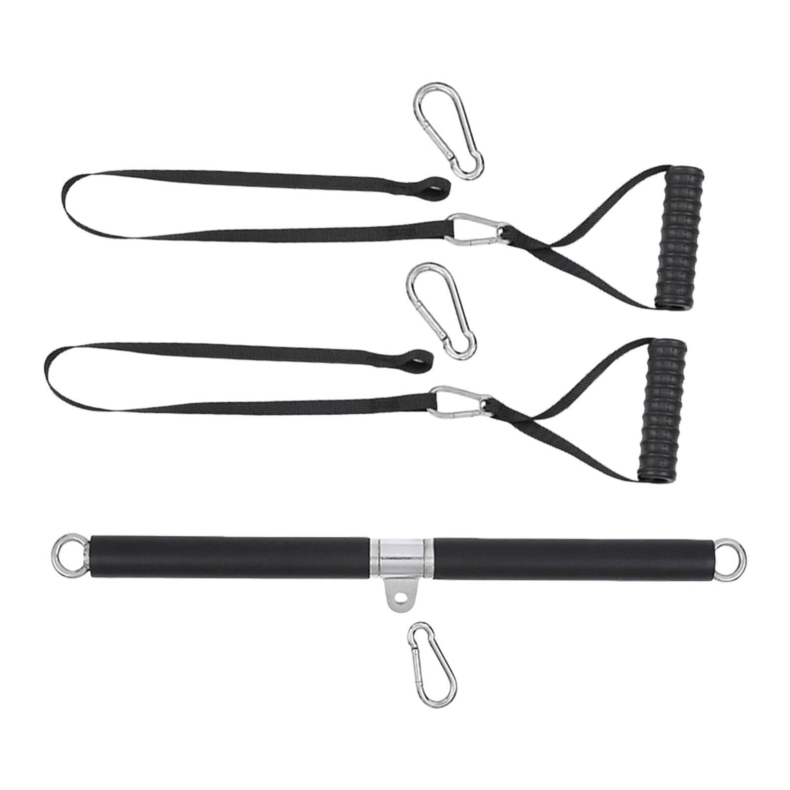 Fitness Pull Down Rod Back Strength Workout Handle Cable Machine ...