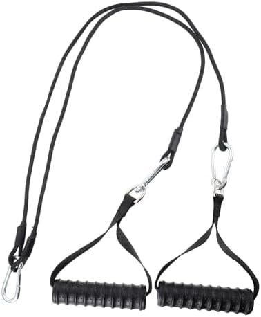 Fitness Pulley Cable Tricep Rope Chest Expander Cables Strength Muscle ...