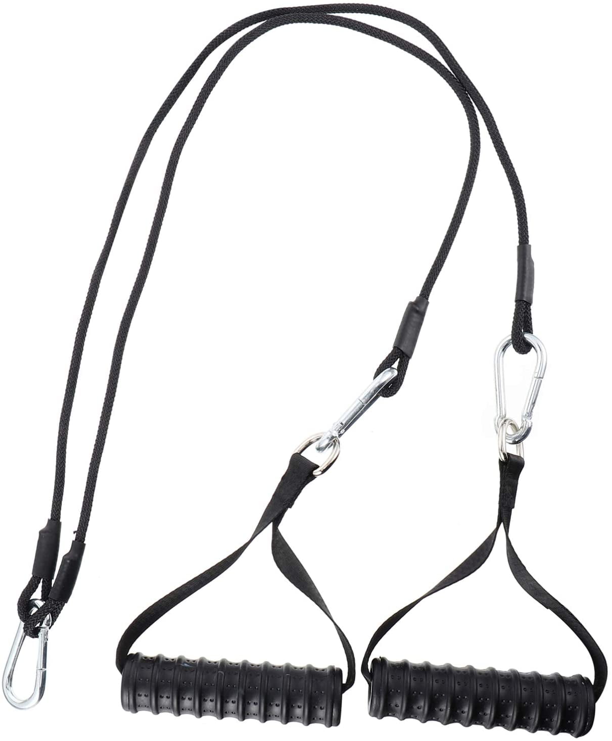 Fitness Pulley Cable Tricep Rope Chest Expander Cables Strength Muscle ...