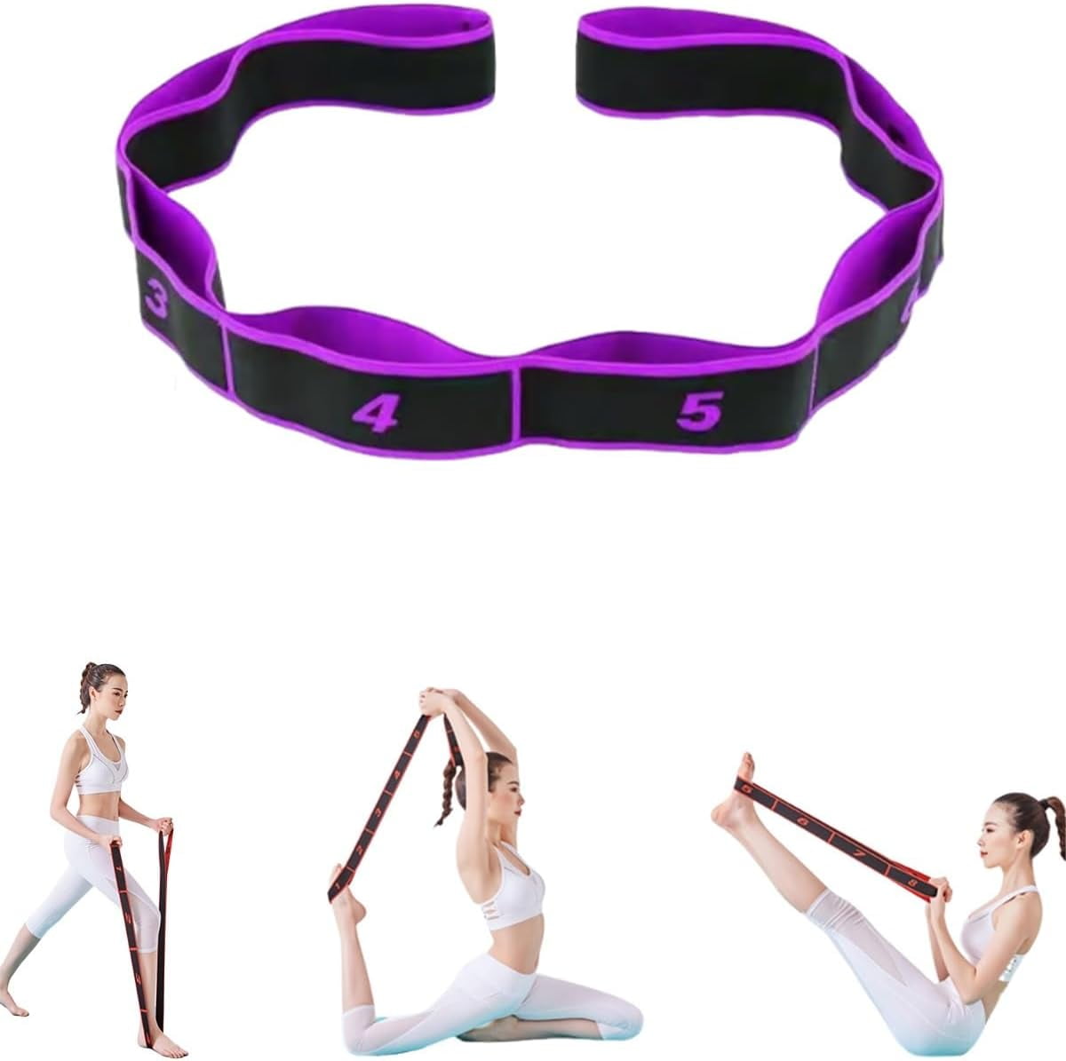 Fitness Resistance Band, 35.4In Loop Resistance Bands with Adjustable ...
