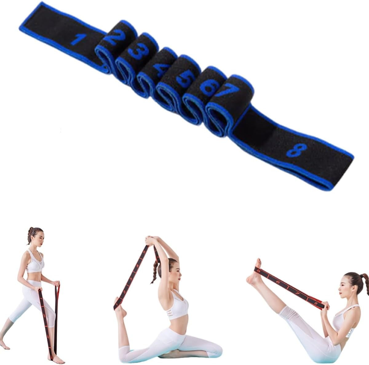 Fitness Resistance Band, 35.4In Loop Resistance Bands with Adjustable ...