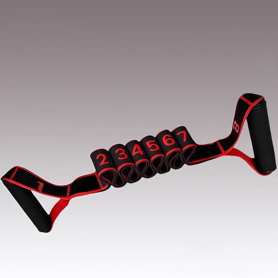 Fitness Resistance Band with Handle, Multifunction Elastic Yoga ...