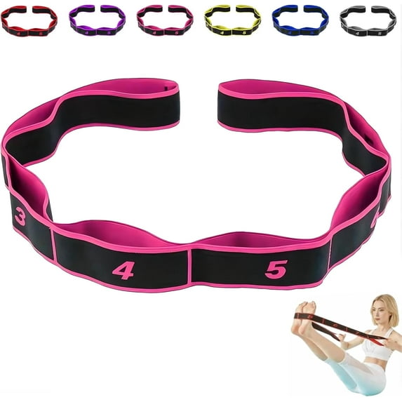 Fitness Resistance Band, Number Stretch Resistance Band with Clear ...