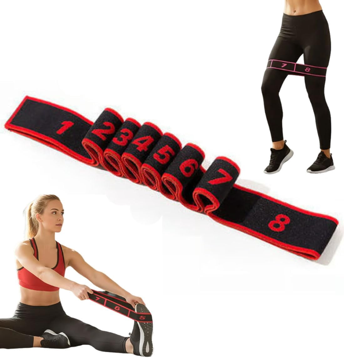 Fitness Resistance Band for Stretching and Yoga, Highly Flexible ...