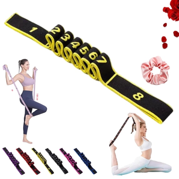 Fitness Resistance Band for Stretching and Yoga, Multifunction Elastic ...