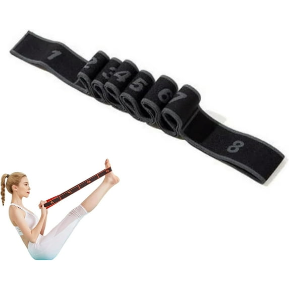 Fitness Resistance Band for Stretching and Yoga, Number Stretch ...