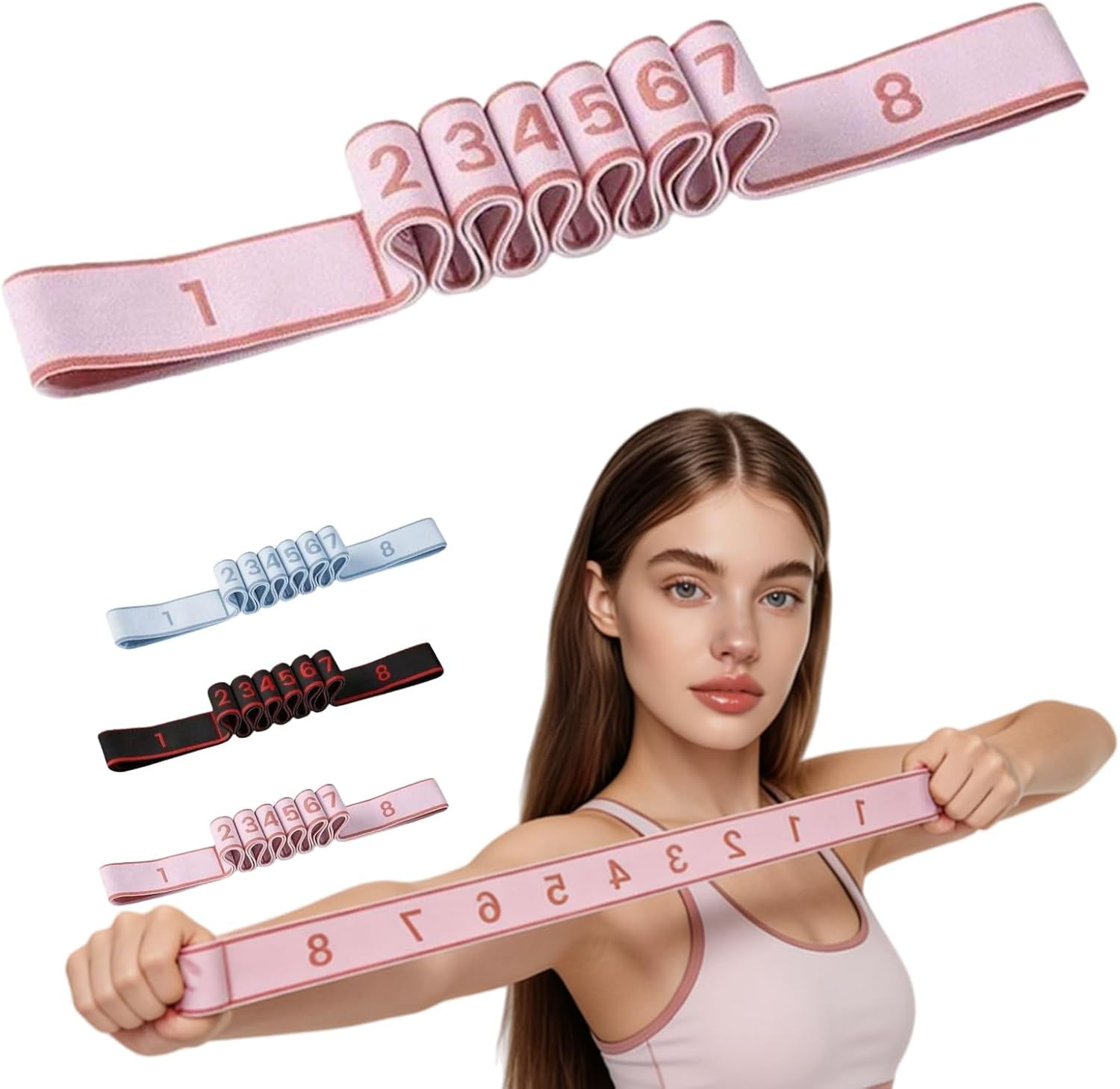 Fitness Resistance Band for Stretching and Yoga, Professional Bands ...