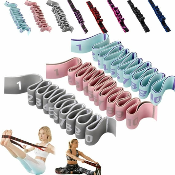 Fitness Resistance Band for Stretching and Yoga, Resistance Bands with ...