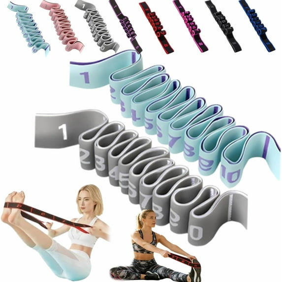 Fitness Resistance Band for Stretching and Yoga, Resistance Bands with ...