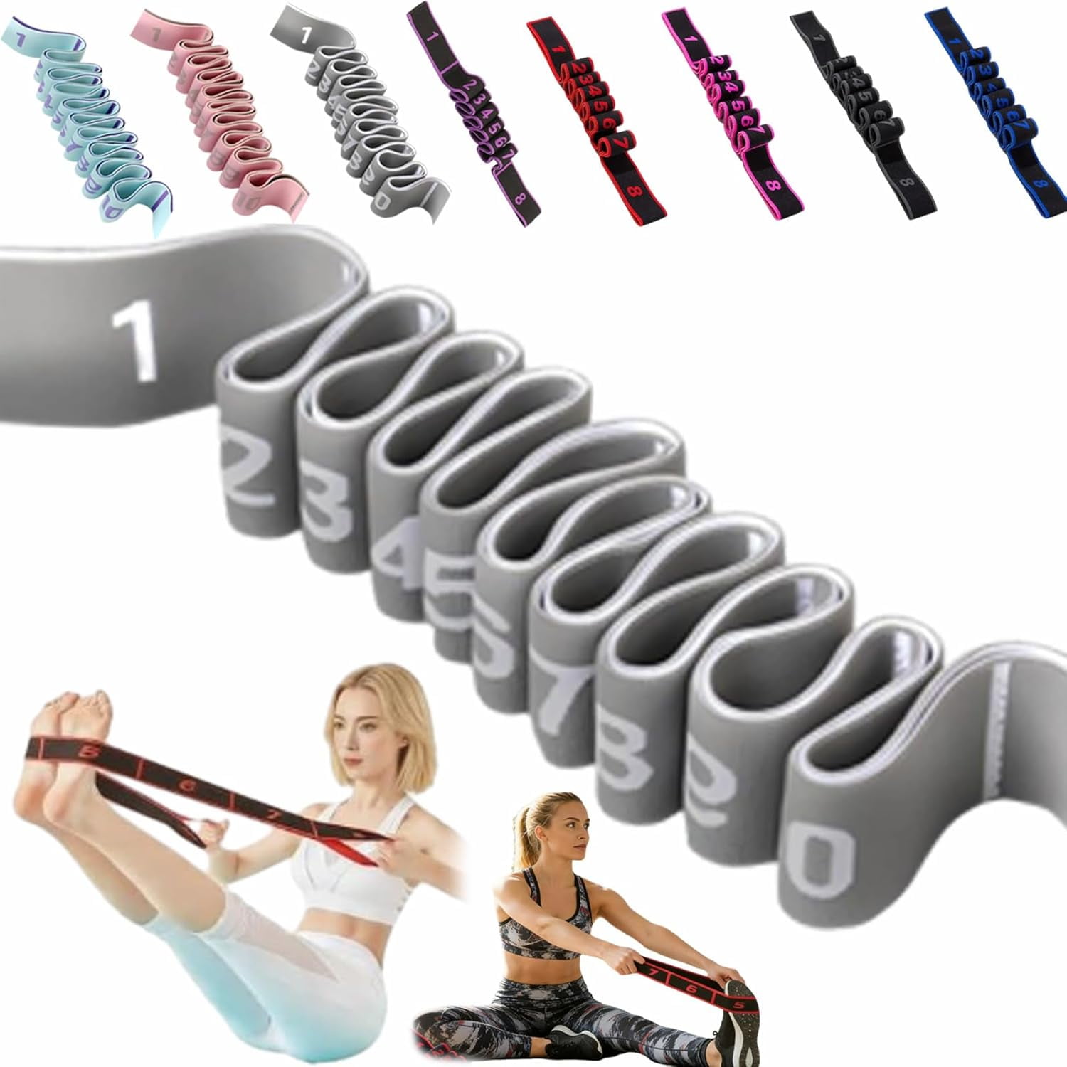 Fitness Resistance Bands with Handles, Fitness Resistance Band for ...