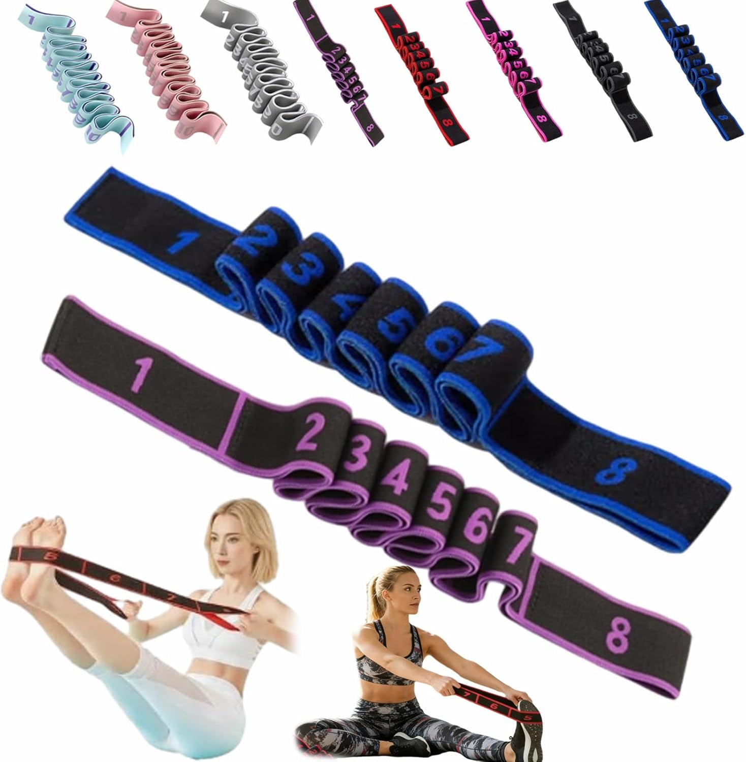Fitness Resistance Bands with Handles, Fitness Resistance Band for ...