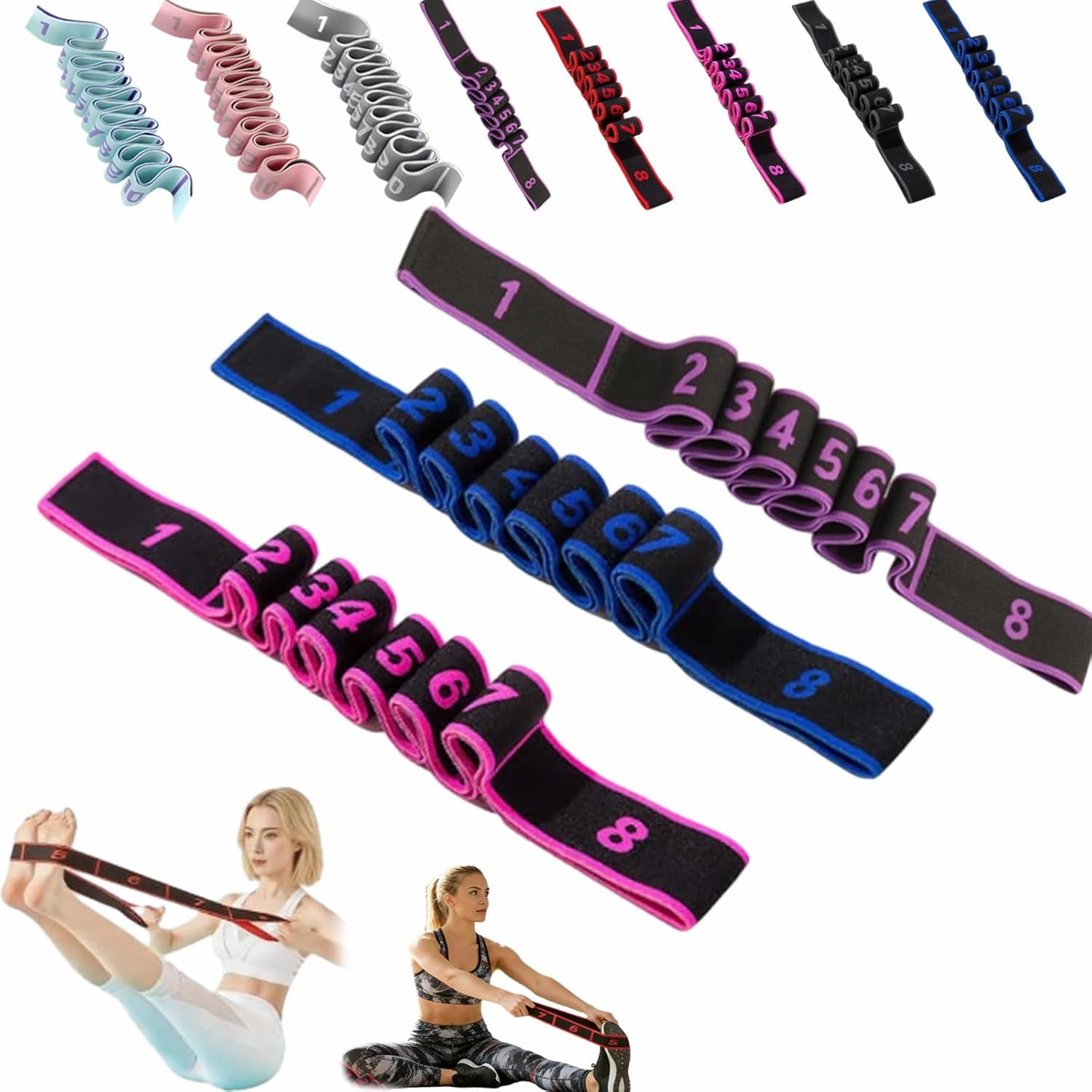 Fitness Resistance Bands with Handles, Fitness Resistance Band for ...