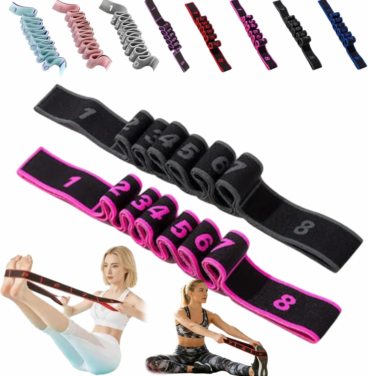 Fitness Resistance Bands with Handles, Fitness Resistance Band for ...