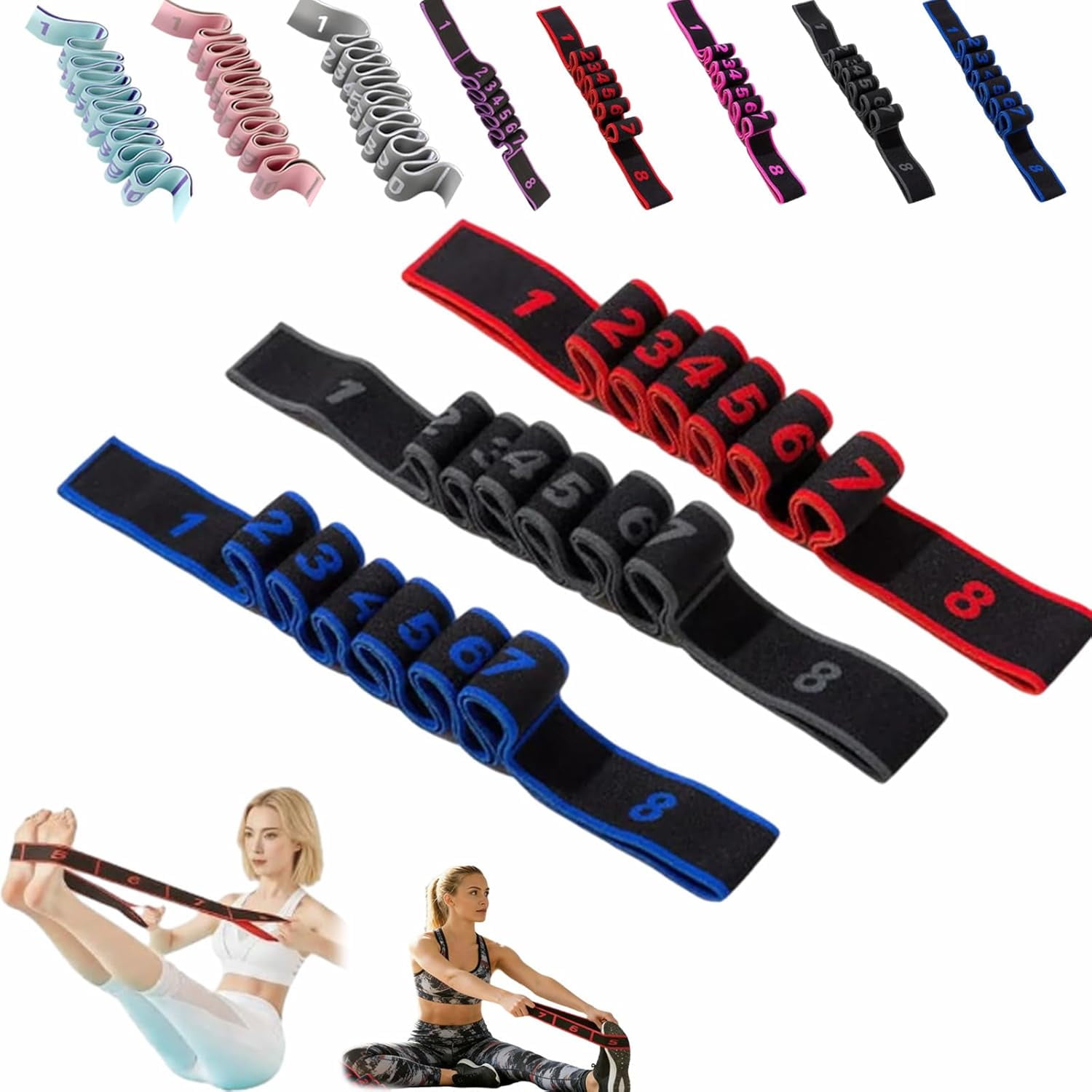 Fitness Resistance Bands with Handles, Fitness Resistance Band for ...