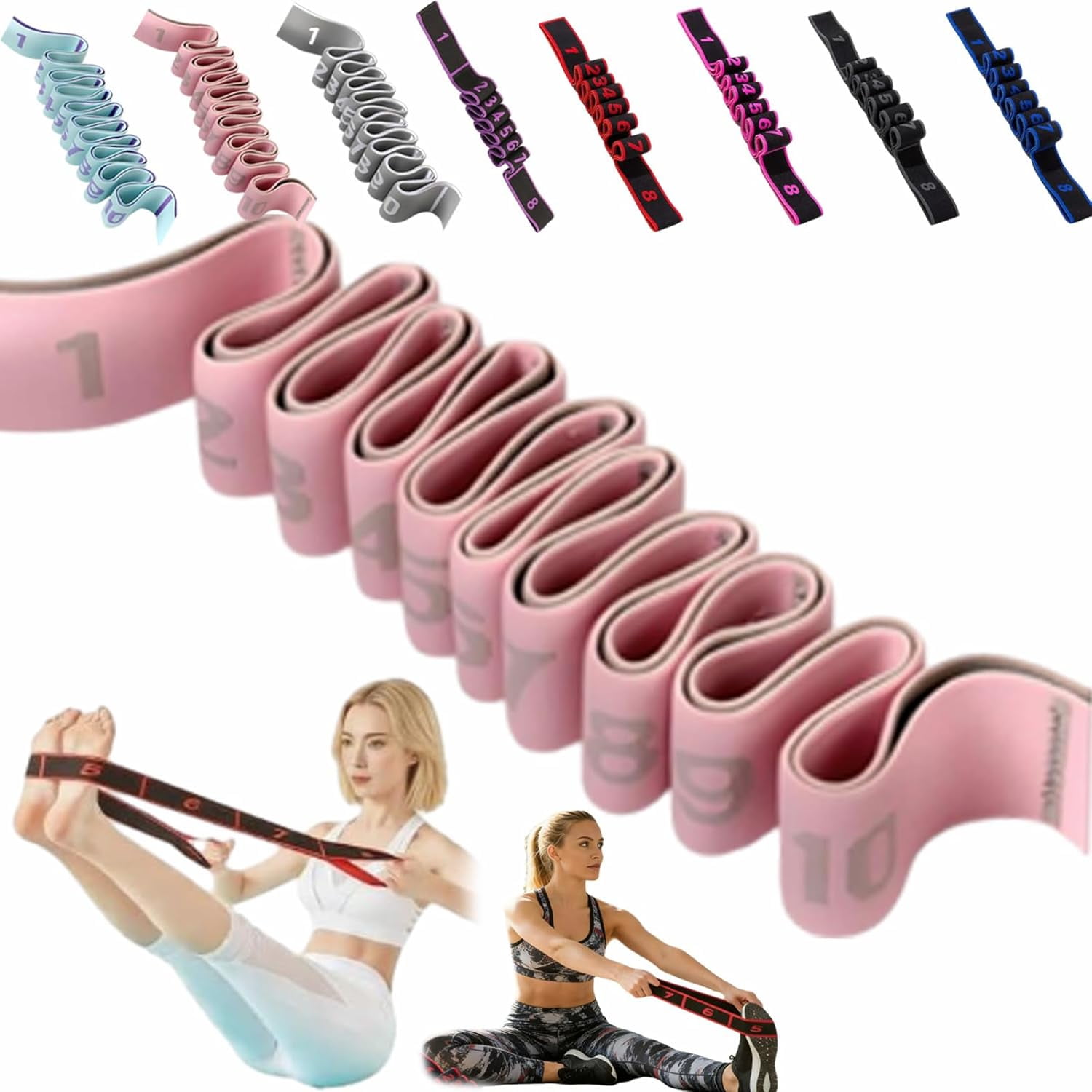 Fitness Resistance Bands with Handles, Fitness Resistance Band for ...