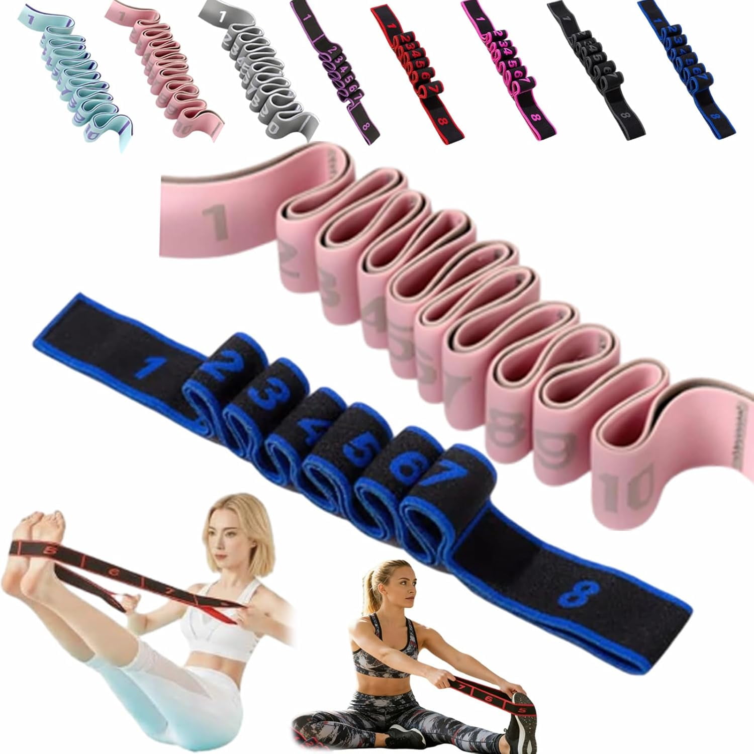 Fitness Resistance Bands with Handles, Fitness Resistance Band for ...