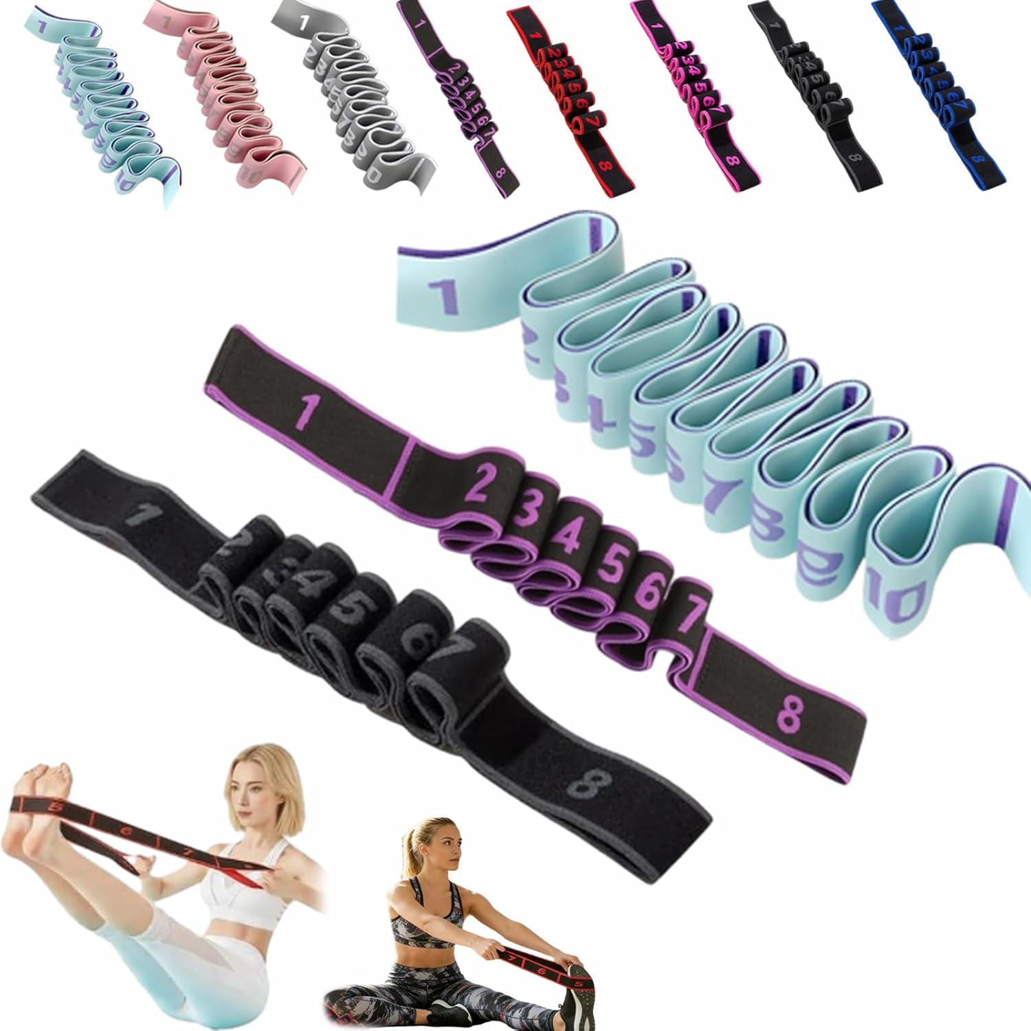 Fitness Resistance Bands with Handles, Fitness Resistance Band for ...