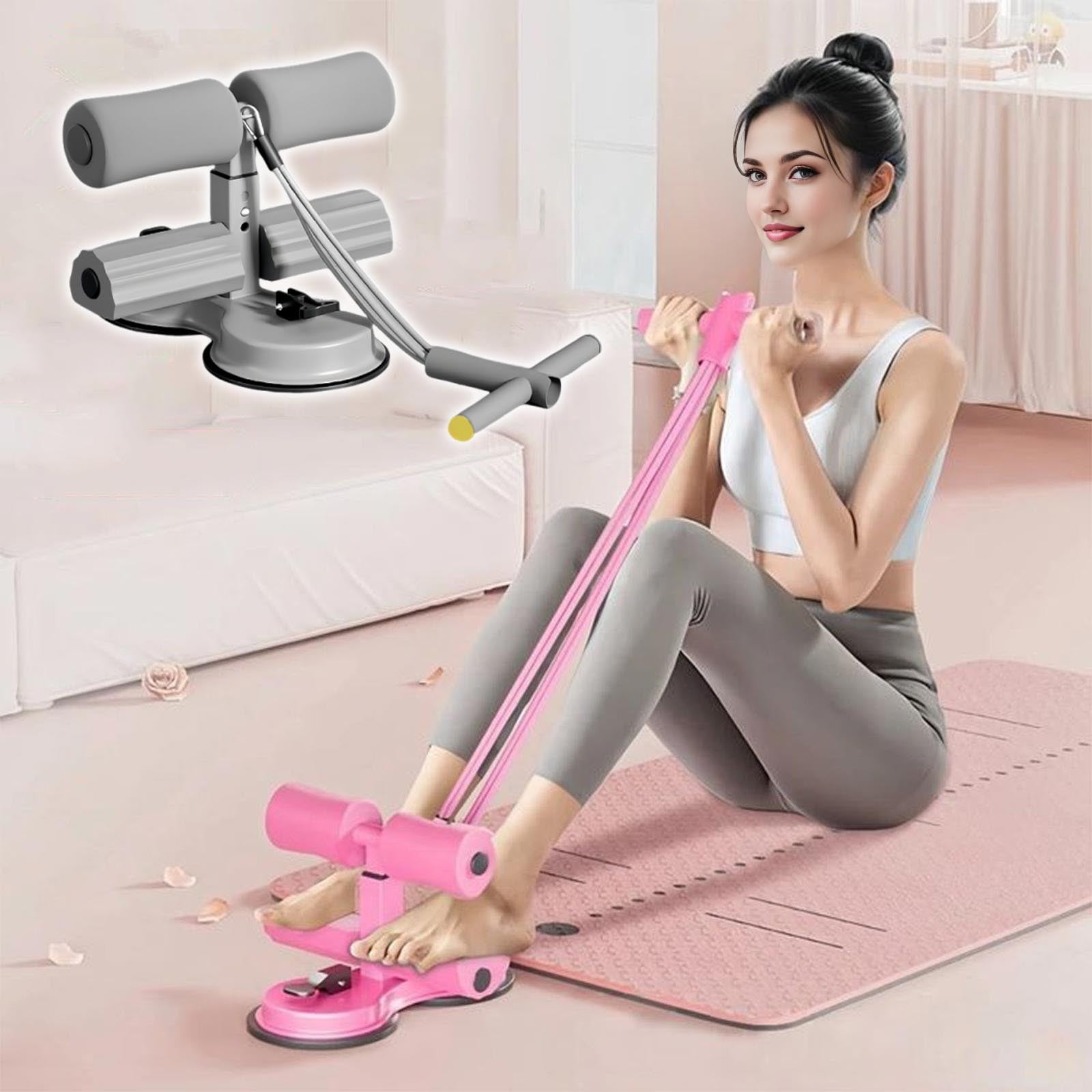 Fitness Sit Up Assist Device with Adjustable Height, Double Suction Cup ...