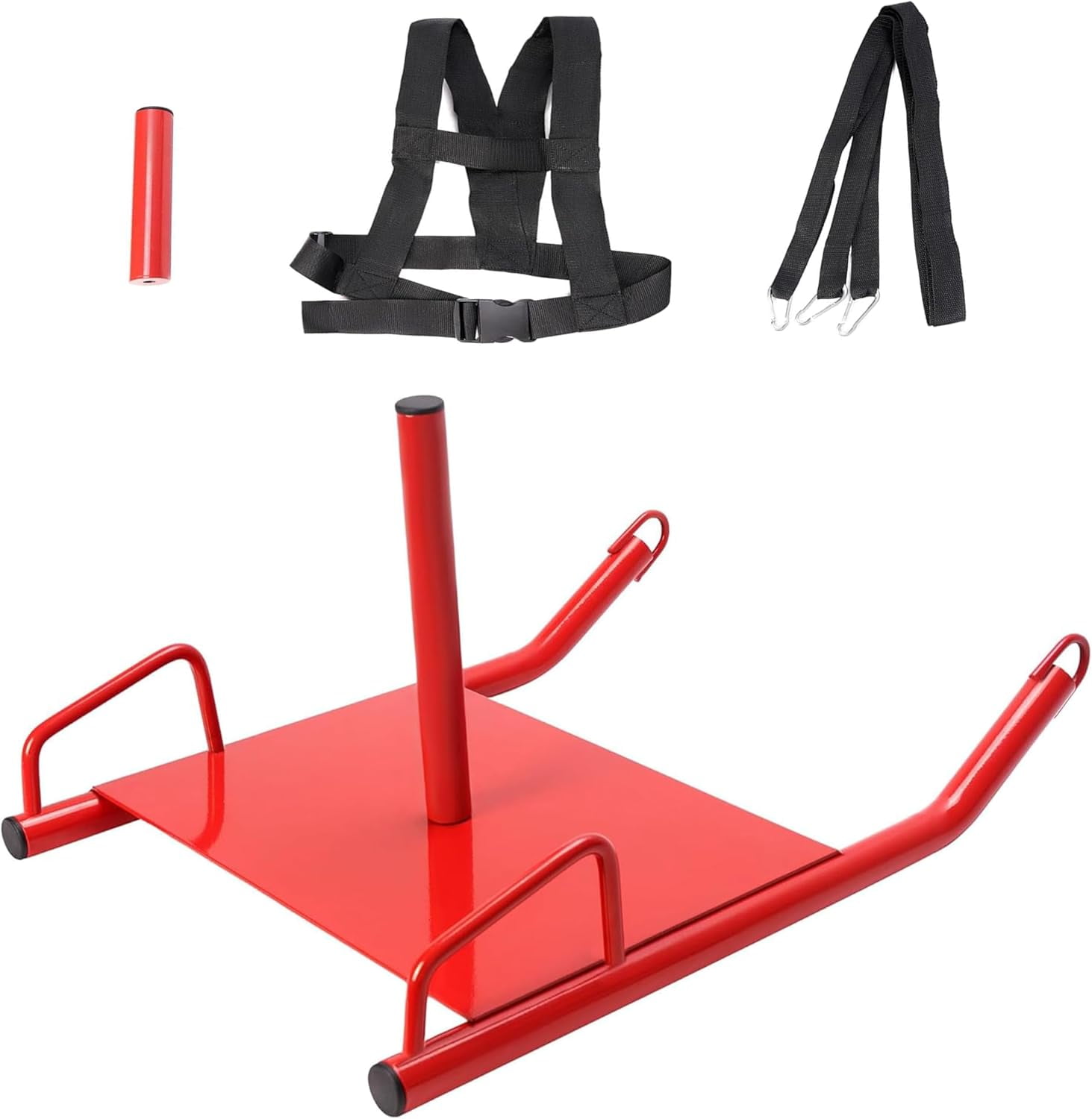 Fitness Sled with Padded Harness for Athletic Exercise and Speed ...